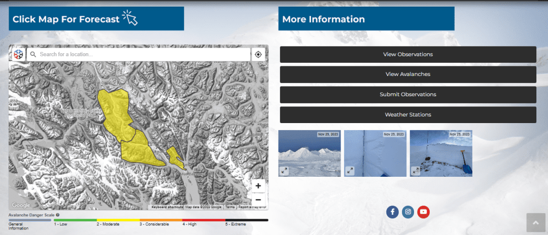 The National Avalanche Forecast Platform Aaic